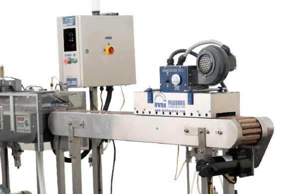 SHRINK BAND AND LABELING MACHINE – M400 – Marburg Industries Inc.