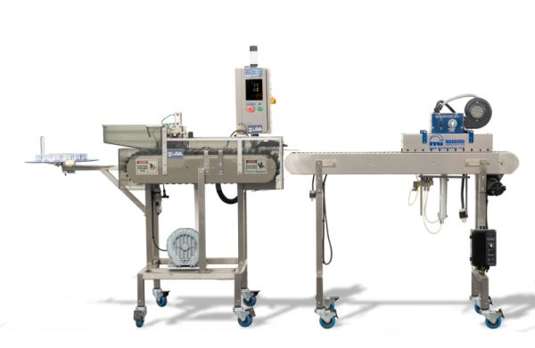 SHRINK BAND AND LABELING MACHINE – M400 – Marburg Industries Inc.