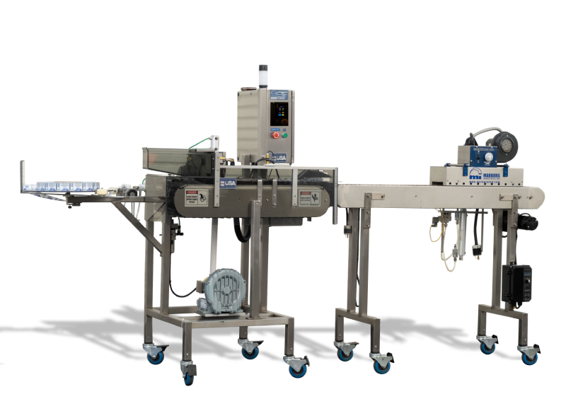 SHRINK BAND AND LABELING MACHINE – M400 – Marburg Industries Inc.